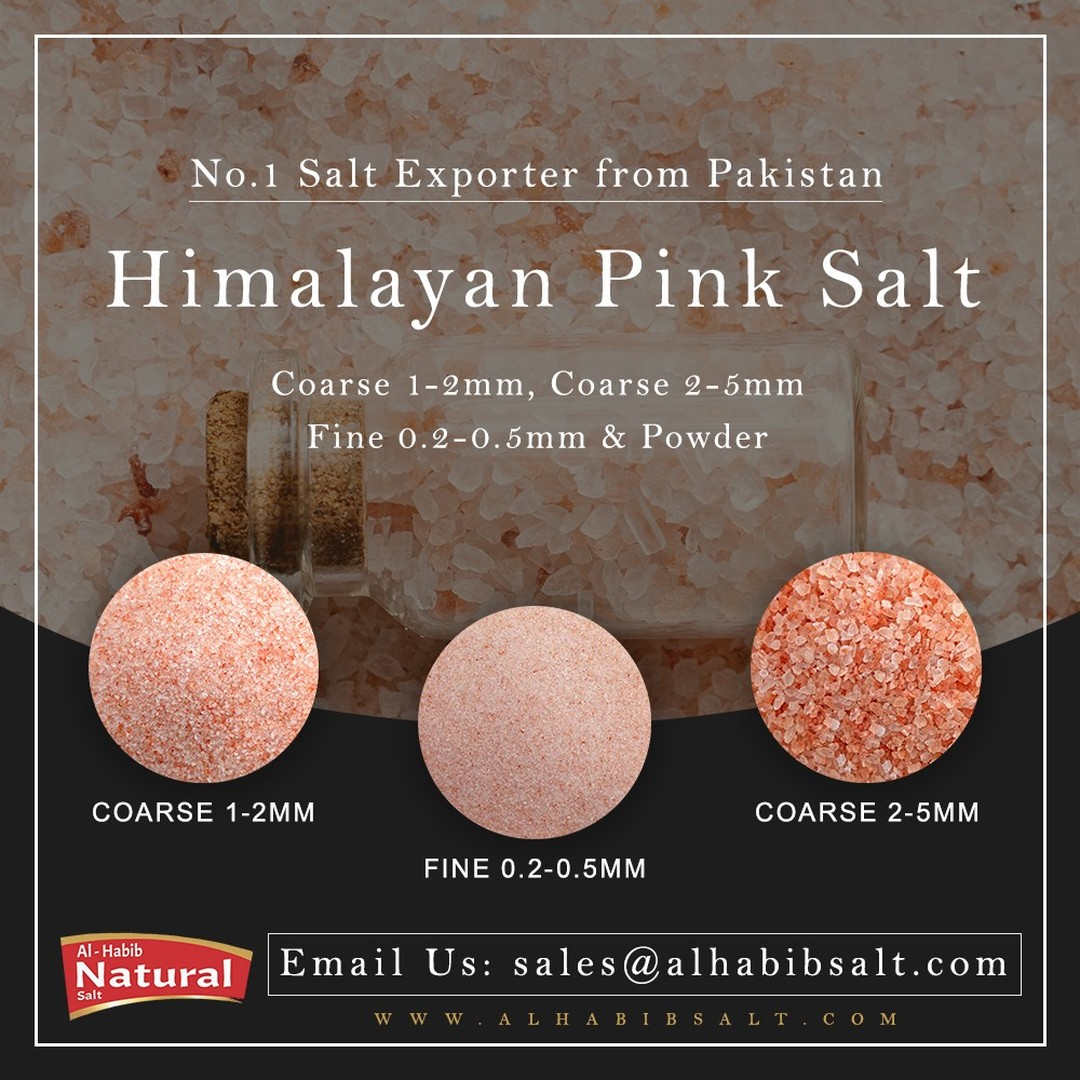 Al Habib Natural Salt | Premium Himalayan Pink Salt Exporter from Pakistan